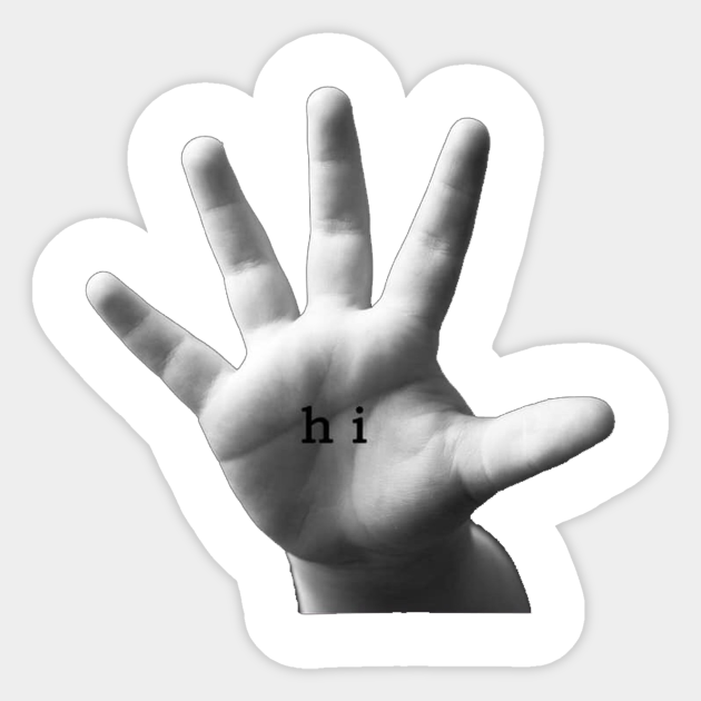 High Five Hand High Five Sticker Teepublic